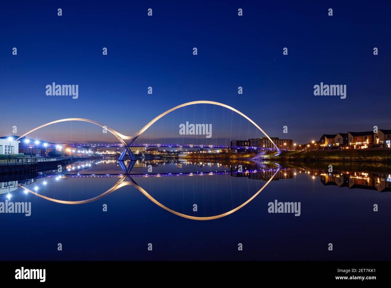 Infinity Bridge, Stockton on Tees UK Stock Photo - Alamy