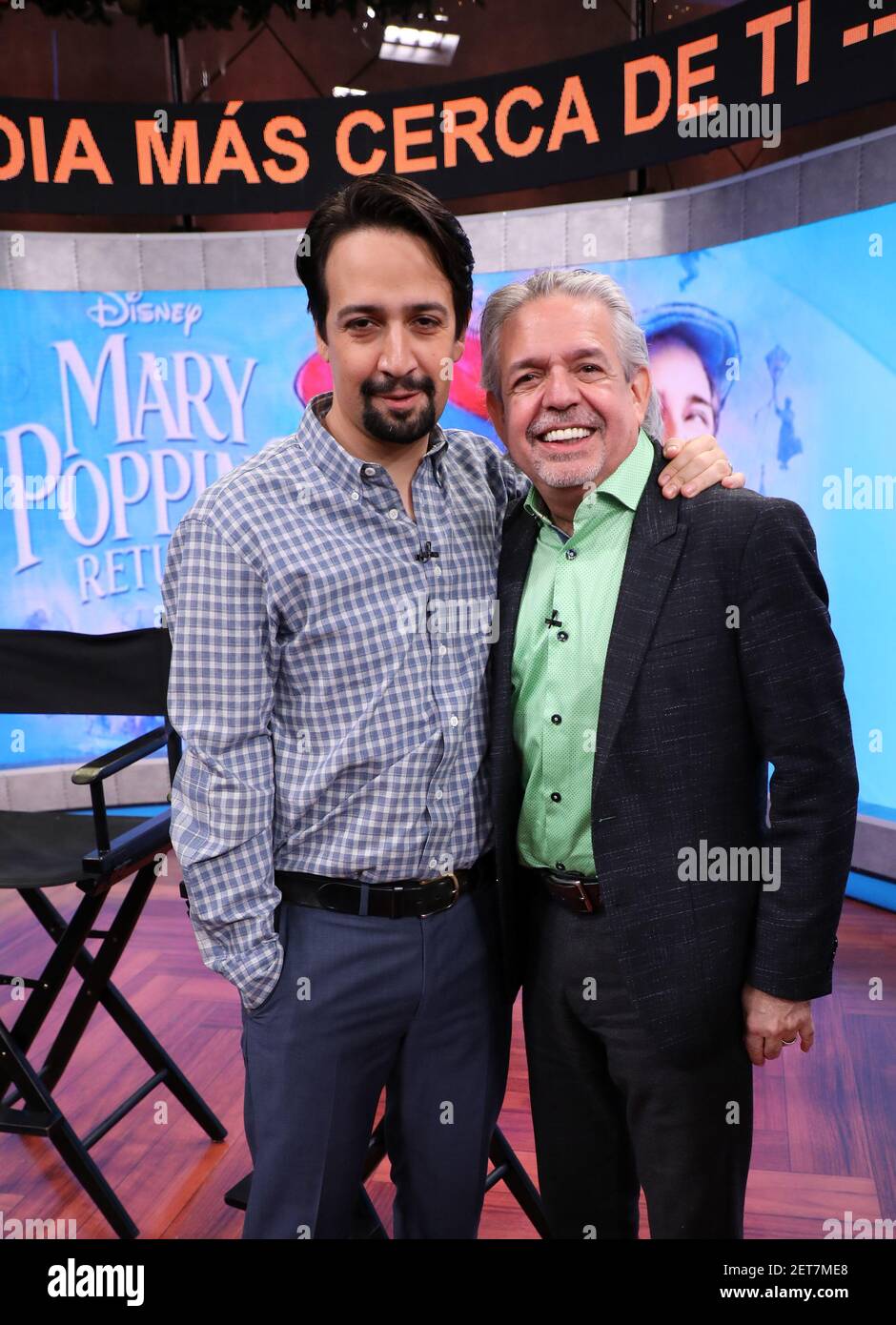 MIAMI, FL - DECEMBER 19: Lin-Manuel Miranda and his father Luis Miranda ...