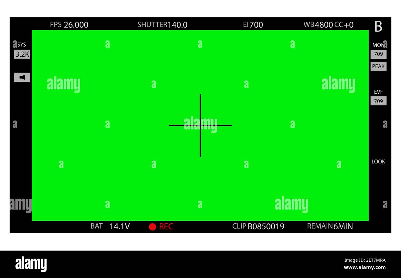Green screen, chromakey background. Blank green background with VFX ...