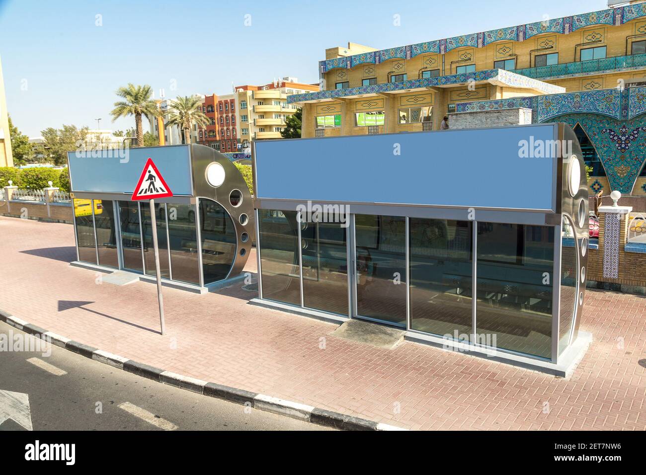 Dubai bus stop hi-res stock photography and images - Alamy