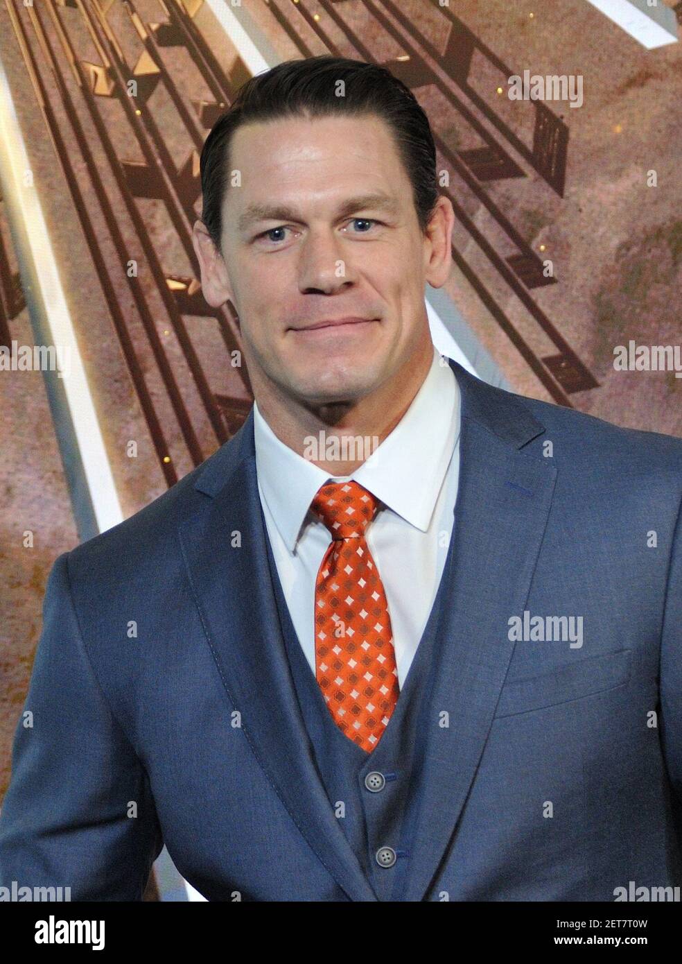 Actor John Cena at the lighting ceremony in support of the Make A Wish ...