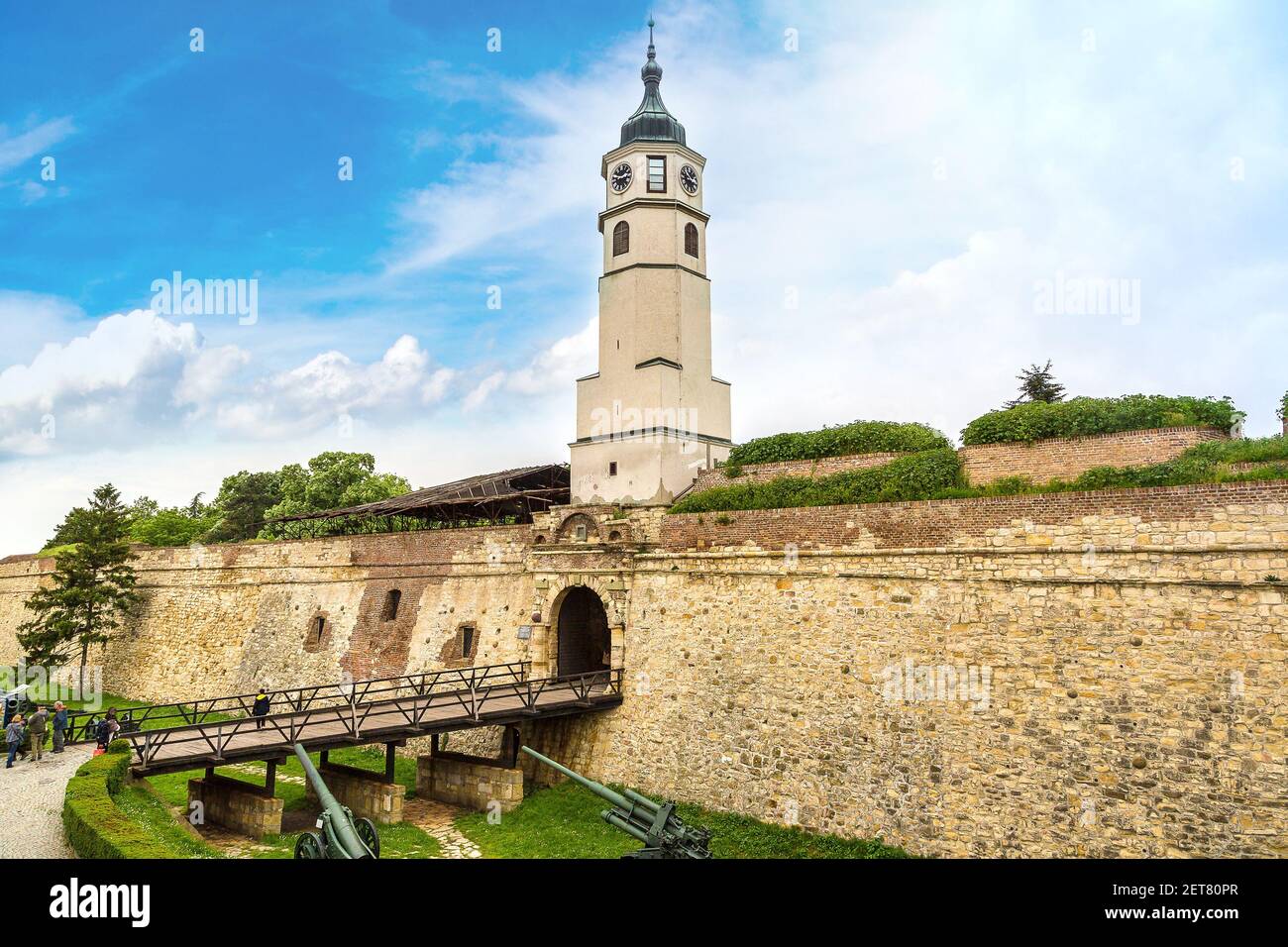 Belgrade fortress Kalemegdan in Serbia in a beautiful summer day Stock ...