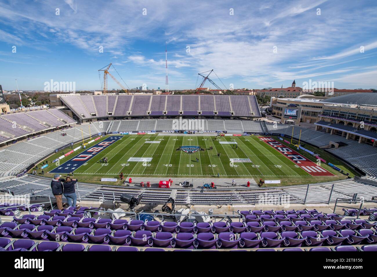 December 22, 2018: A general view of Amon G. Carter Stadium prior to ...