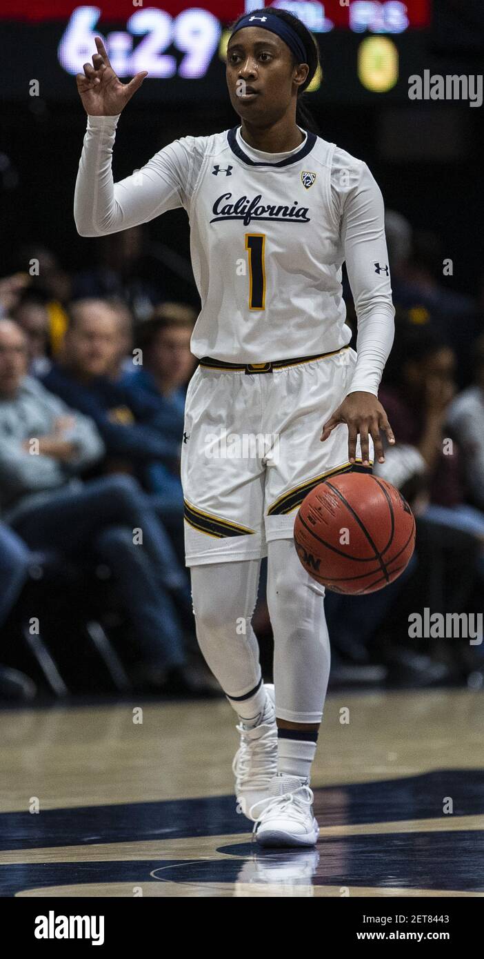 Dec 22 2018 Berkeley CA, U.S.A. California guard Asha Thomas (1)sets ...