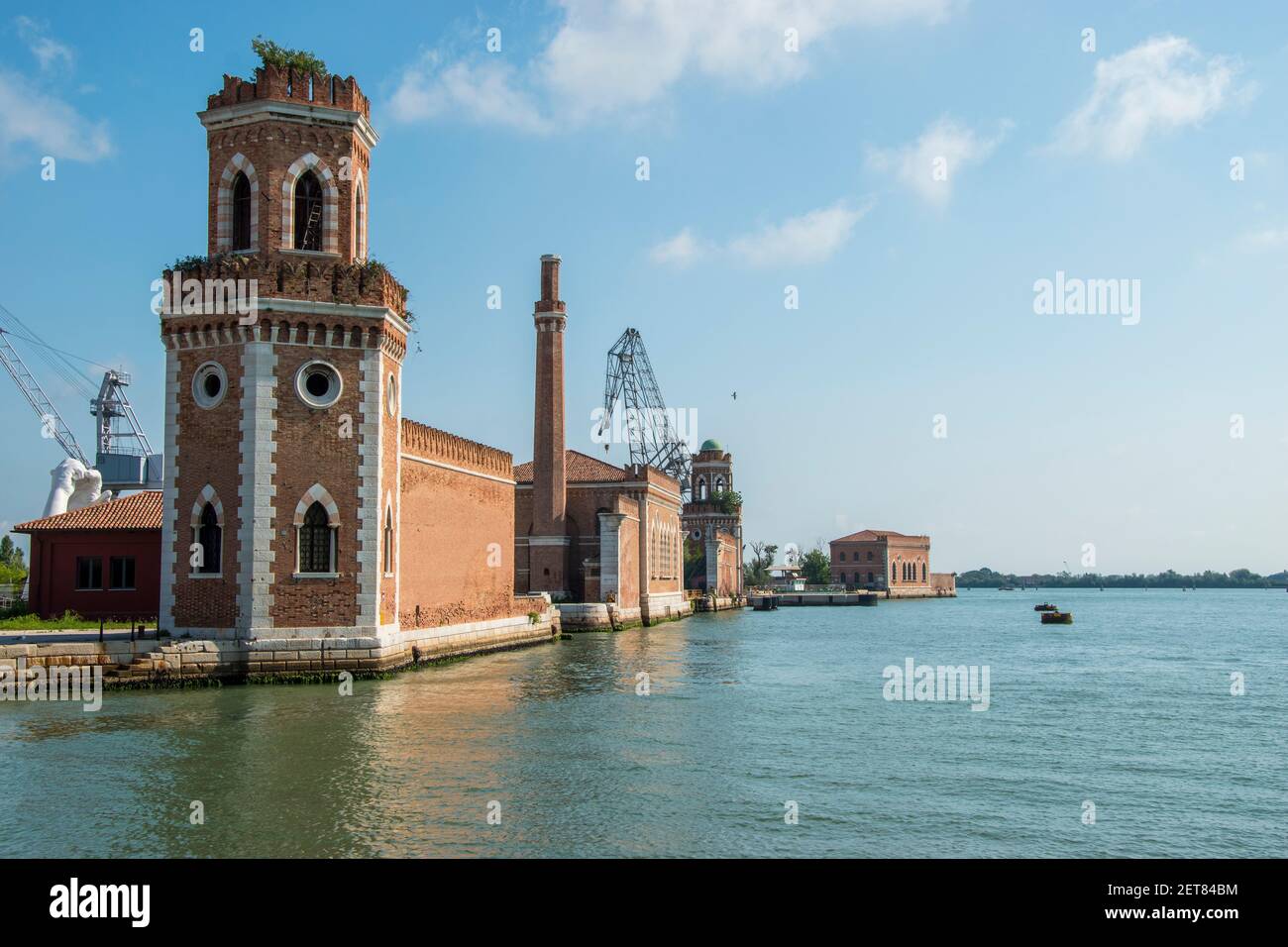 The Venice Arsenal, ancient shipyard, in the city of Venice, Italy ...