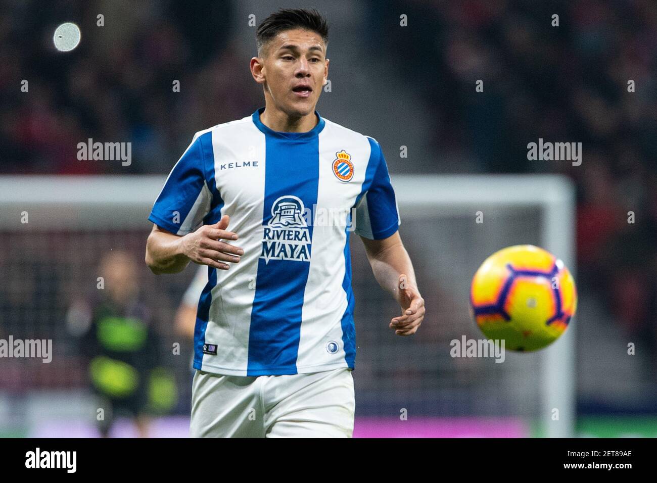 Oscar Esau Duarte of RCD Espanyol during the match between Atletico ...