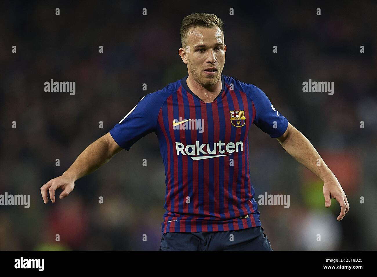 Arthur Melo of FC Barcelona during the match between FC Barcelona v RC ...