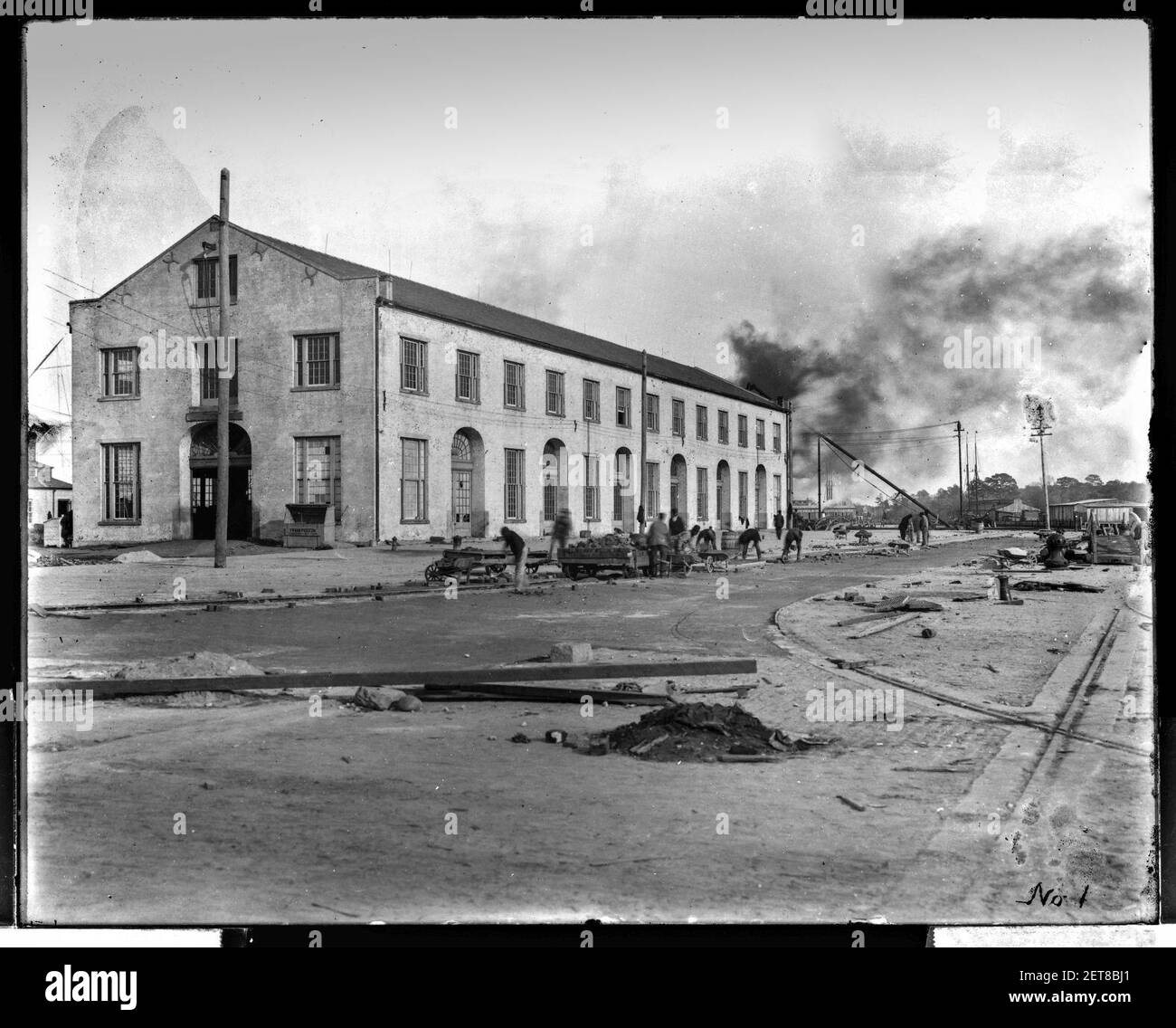 Paving at Stone Dry Dock 181-V-0001 Stock Photo - Alamy