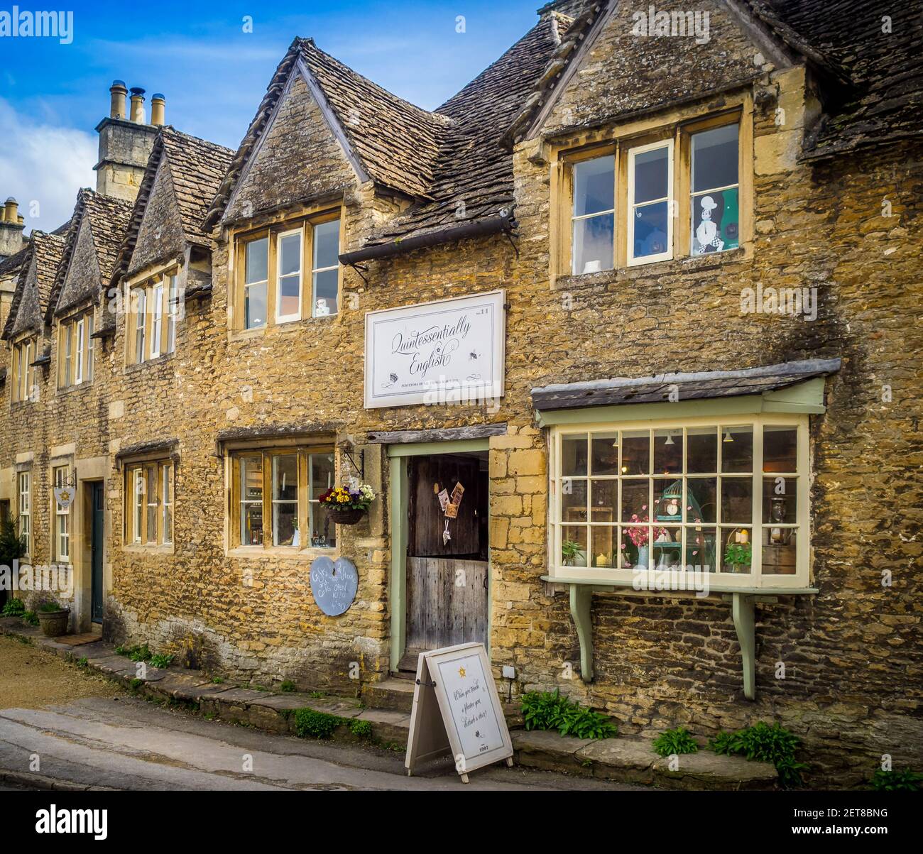 Village shop in the Wiltshire village of Lacock Stock Photo - Alamy
