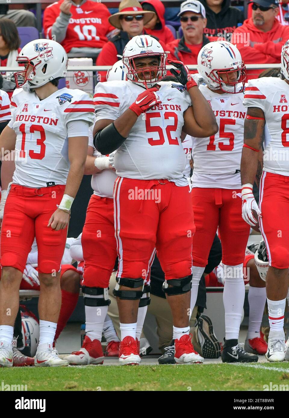 December 12, 2018 Fort Worth, TX...Houston Cougar lineman, Braylon ...