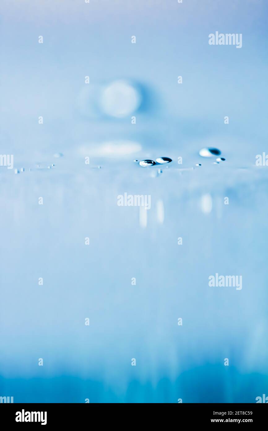 Blue gel lotion texture as cosmetics background, hygiene and science ...