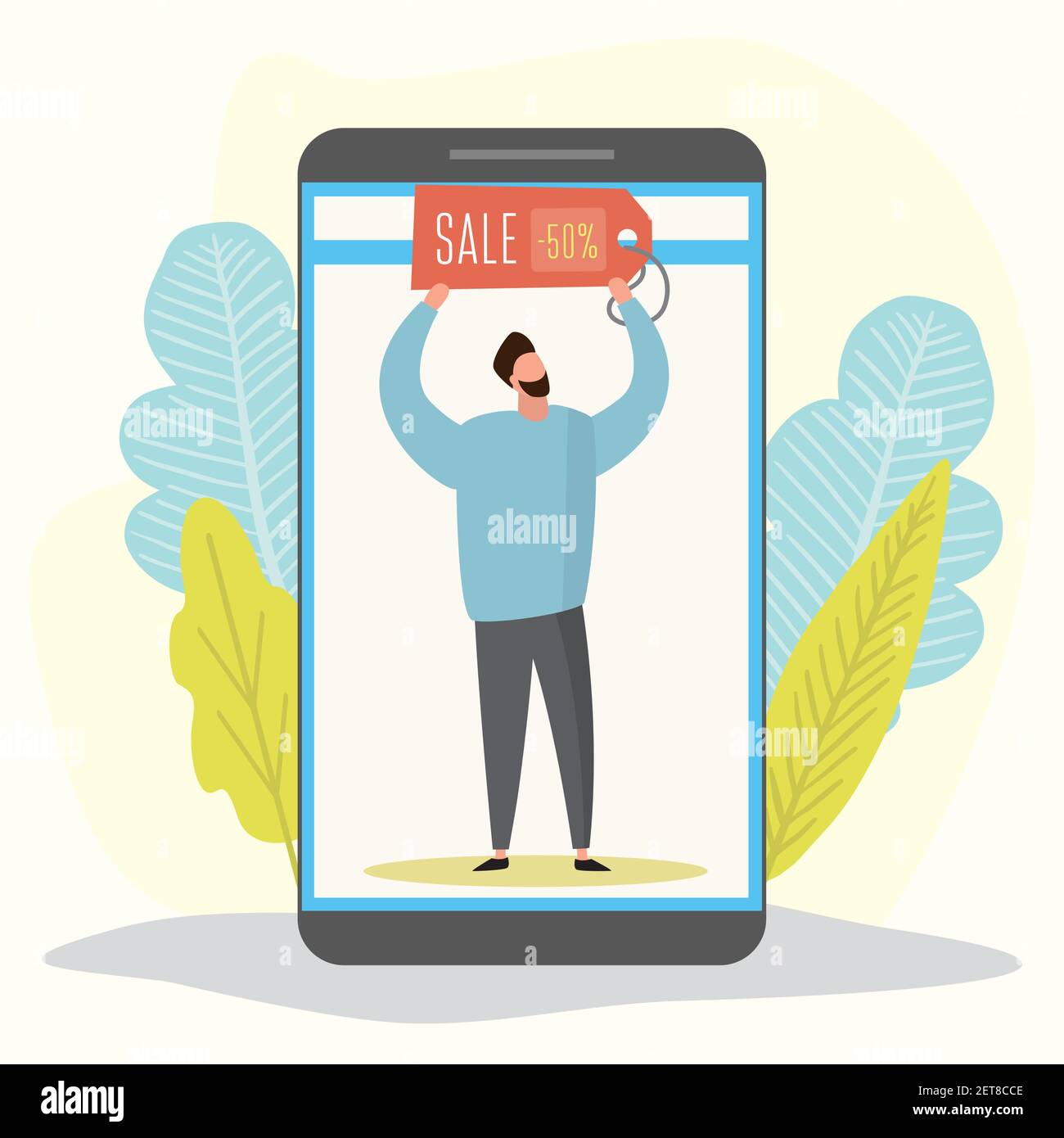 Retail app Stock Vector Images - Alamy