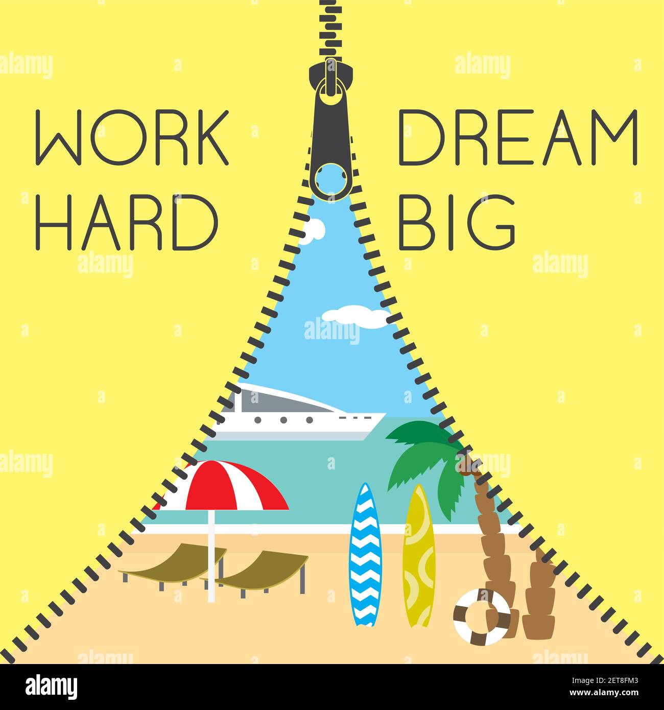 Work hard dream big motivational hi-res stock photography and images ...