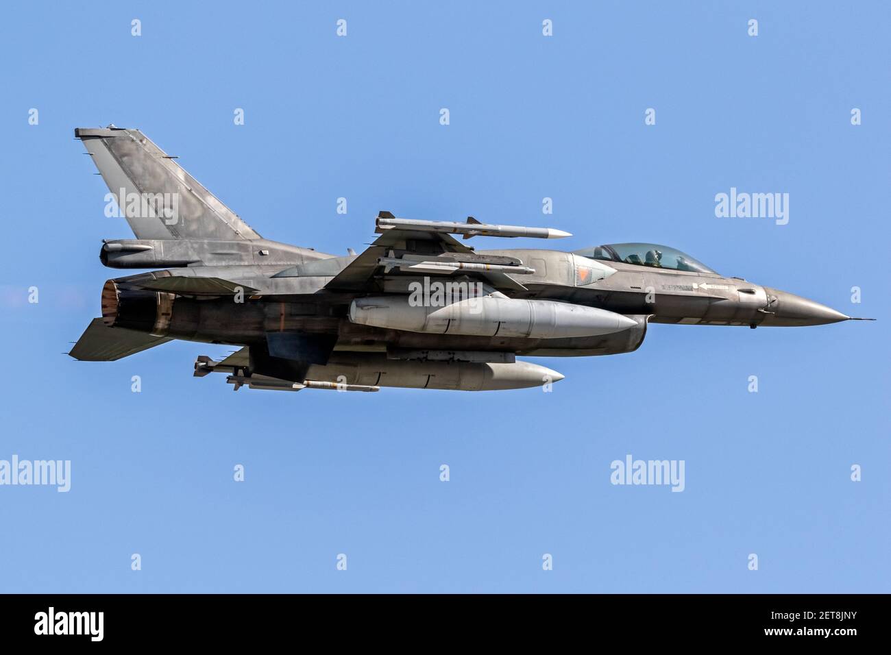 Air force fighter jet plane in full flight Stock Photo - Alamy