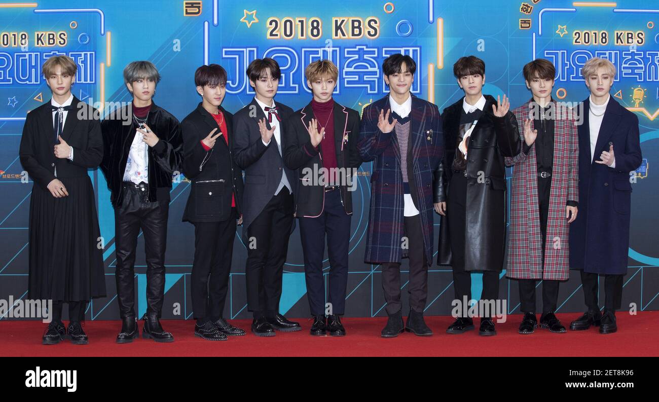 28 December 2018 - Seoul, South Korea : South Korean K-Pop boys group ...