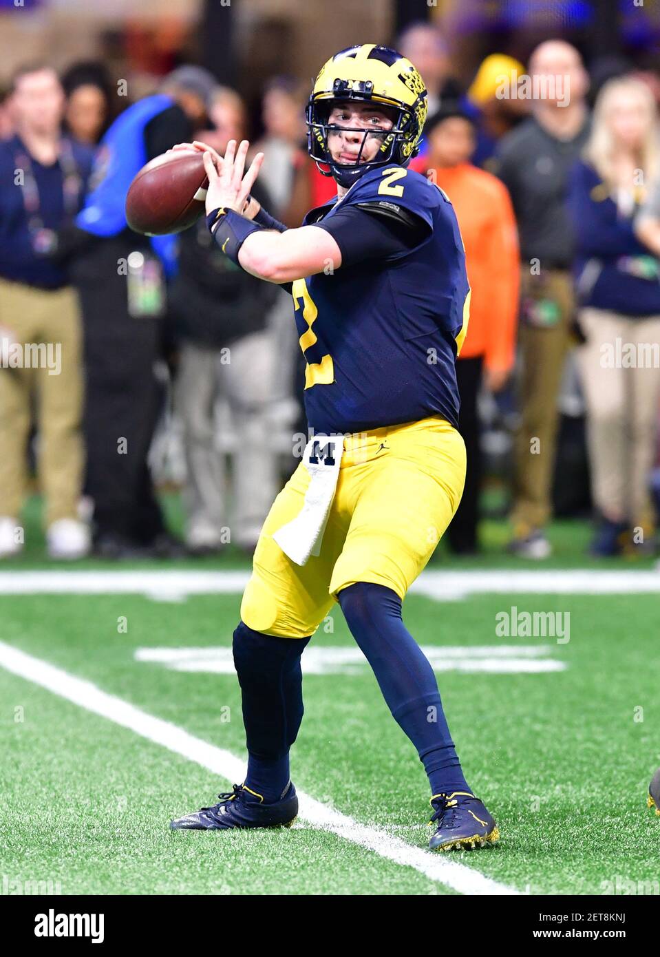 December 29, 2018: University of Michigan QB Shea Patterson (2) in ...