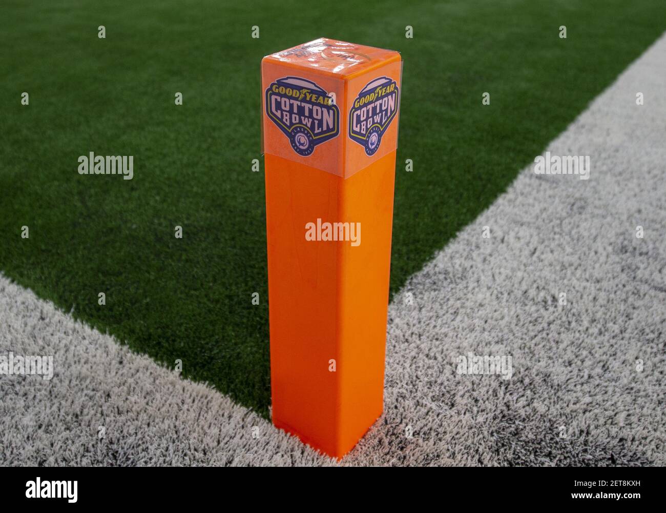 December 29, 2018: A general view of a pylon prior to NCAA Football ...
