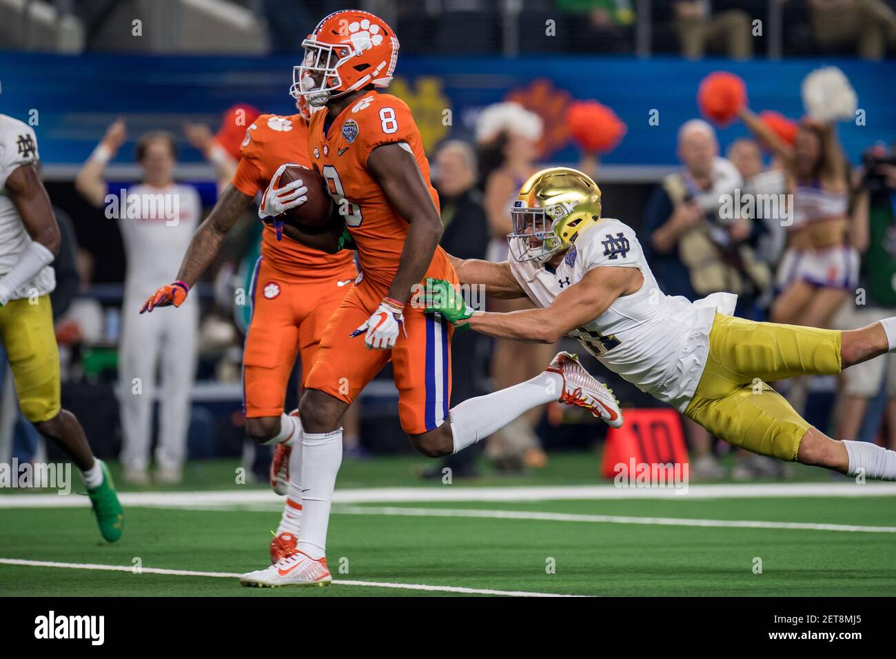December 29, 2018: Clemson Tigers wide receiver Justyn Ross (8) gets ...