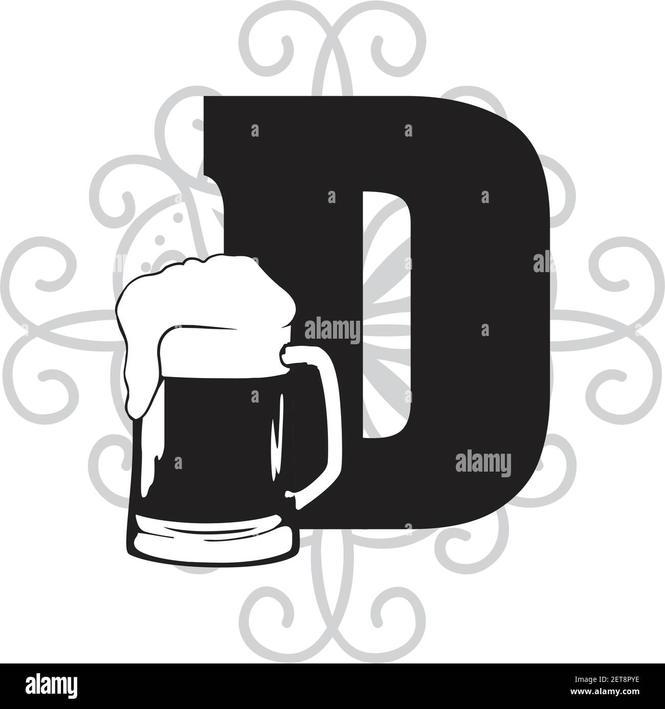 LETTER AND BEER Stock Vector Image & Art - Alamy