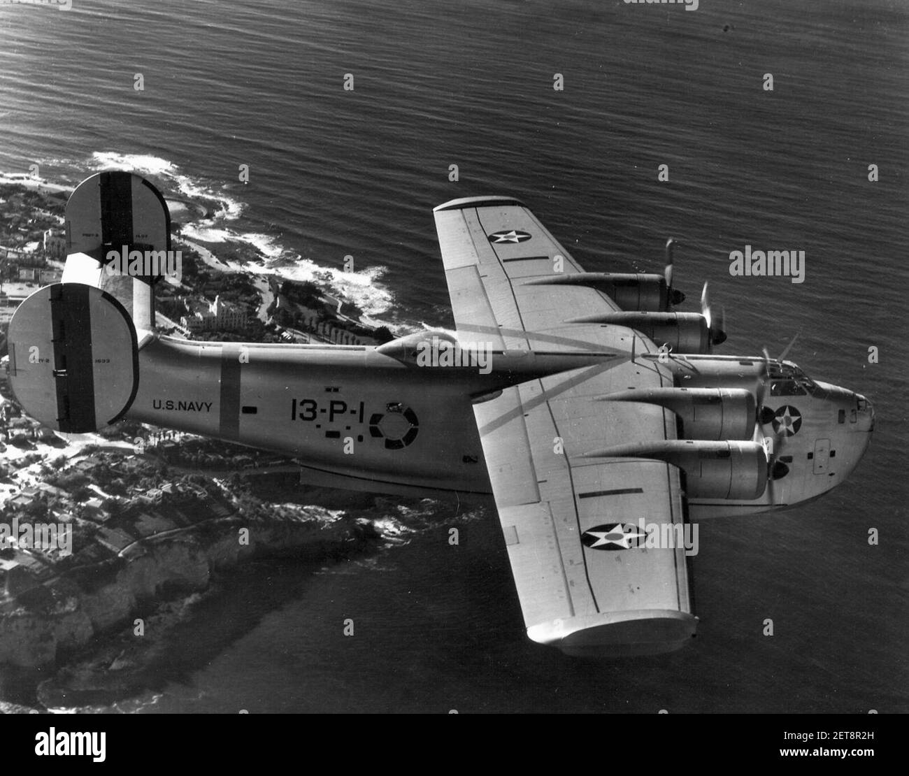 PB2Y-2 13-P-1 in flight 1941 Stock Photo - Alamy