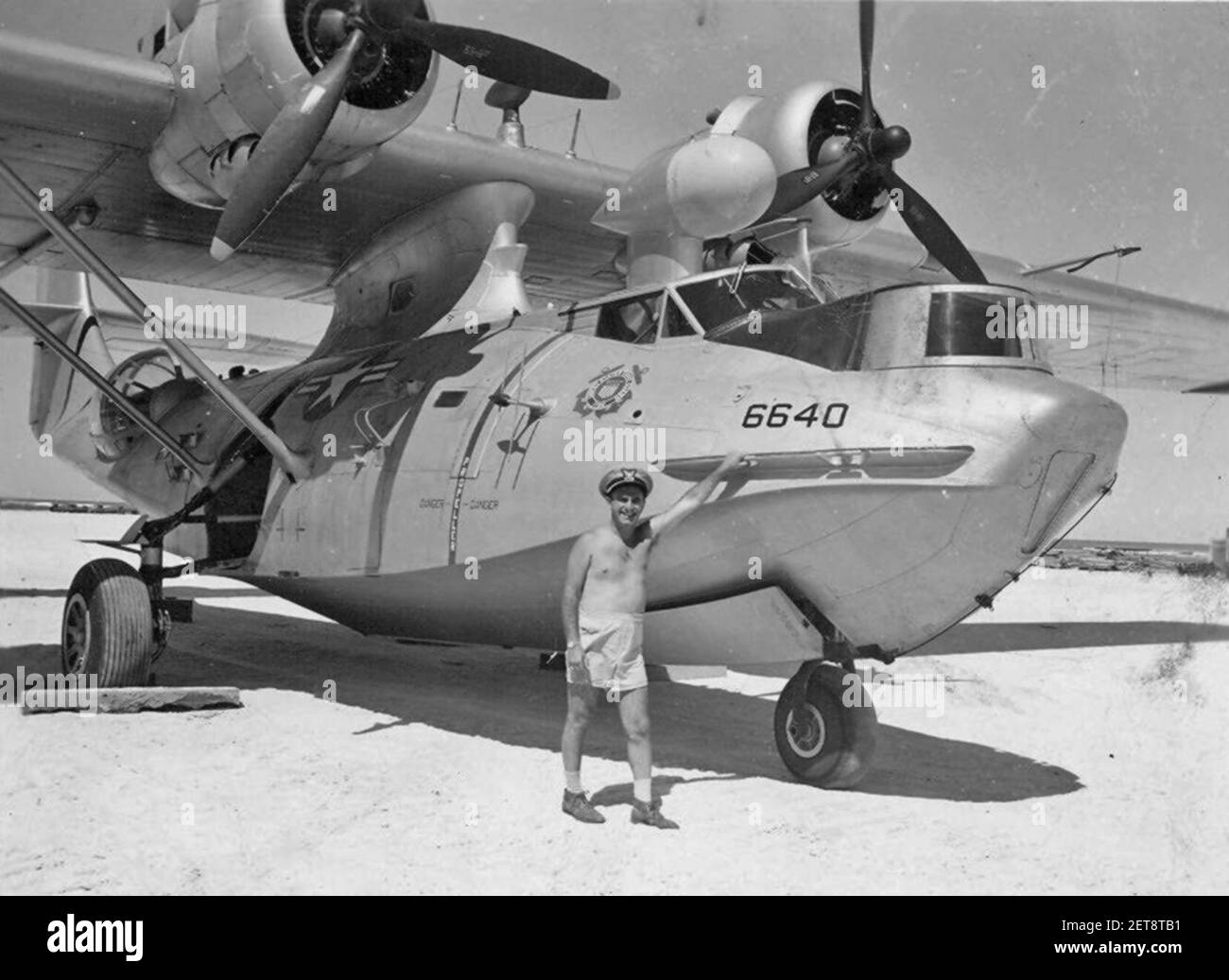 PBY-5A USCG at French Frigate Shoals 1953 Stock Photo - Alamy