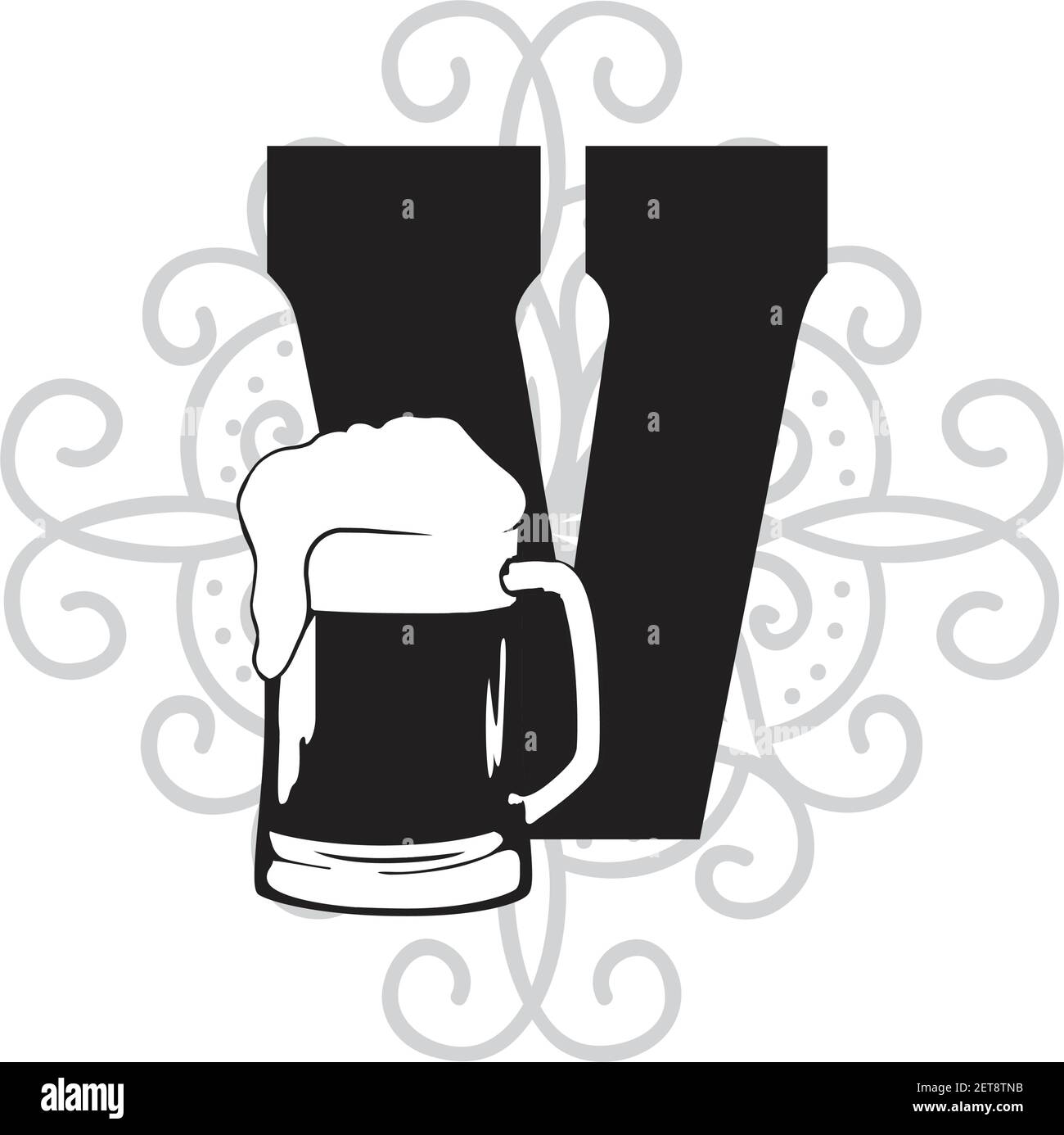 LETTER AND BEER Stock Vector Image & Art - Alamy