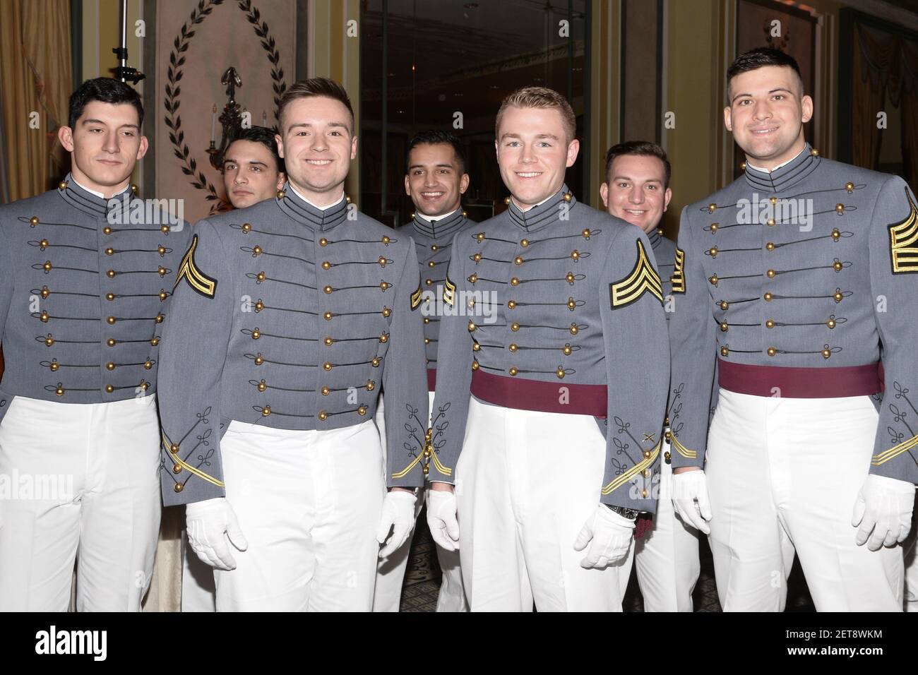 Members of West Point Military Academy attend the 64th International ...