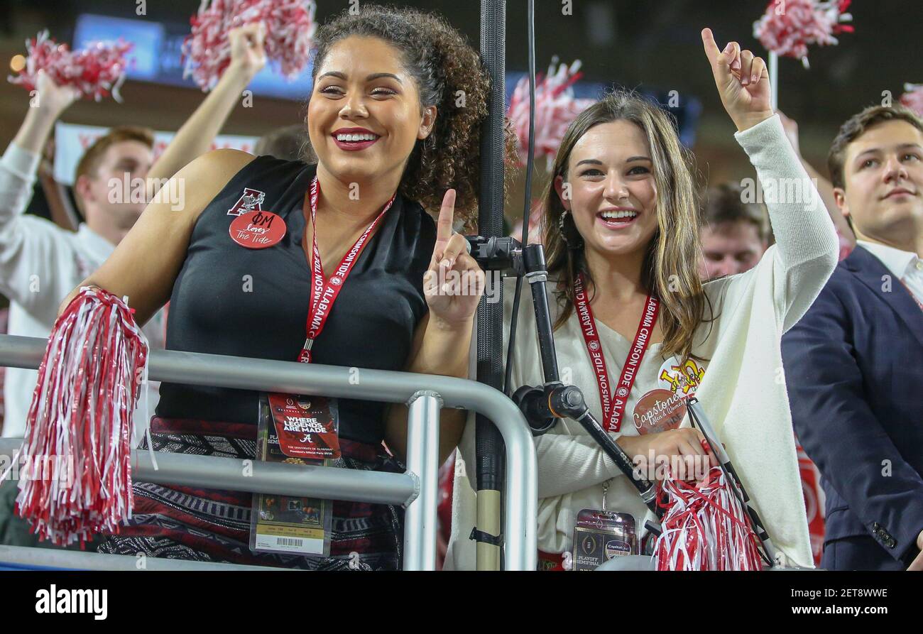 December 29, 2018: Fans in the Alabama student section signal who they ...