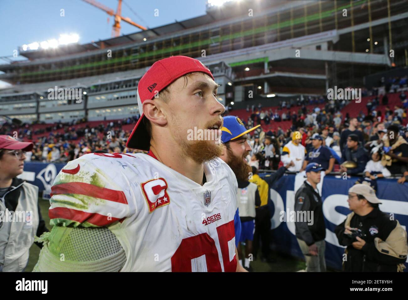 December 30, 2018 Los Angeles, CA...San Francisco 49ers tight end ...