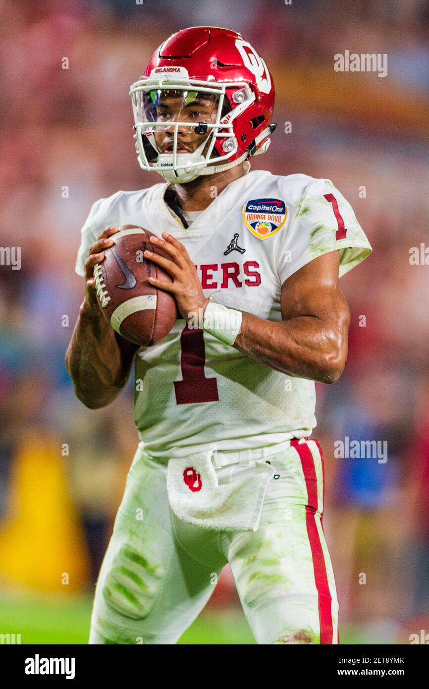 Oklahoma Sooners quarterback Kyler Murray (1) during the Capital One ...