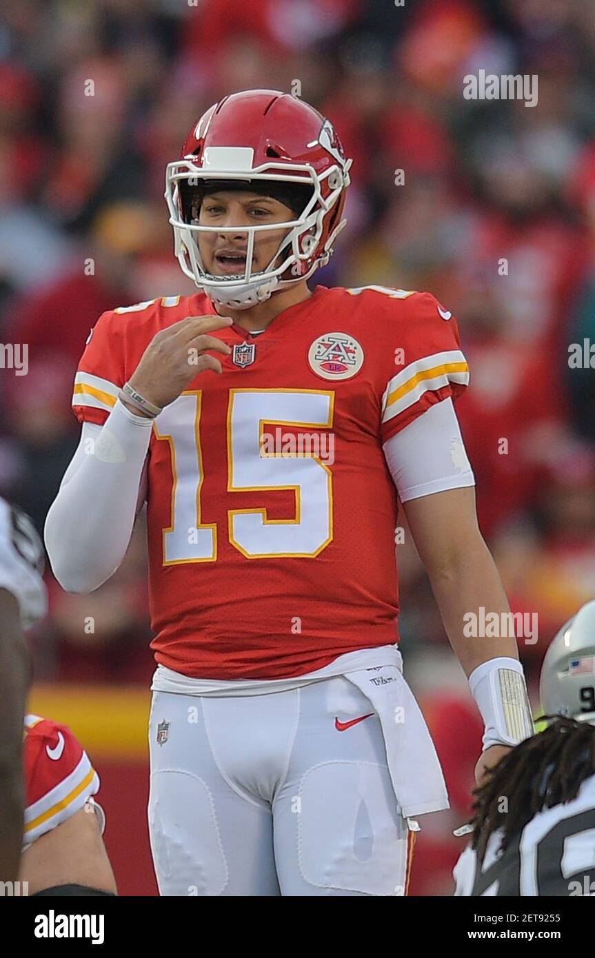 December 30, 2018: Kansas City Chiefs quarterback Patrick Mahomes (15 ...