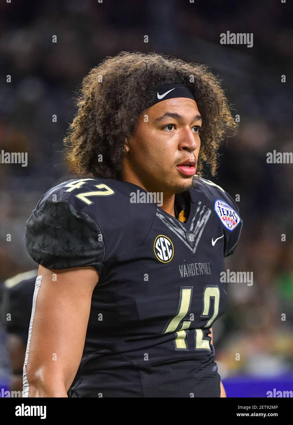 December 27, 2018 Houston, TX...Vanderbilt Commodore linebacker, Kenny ...