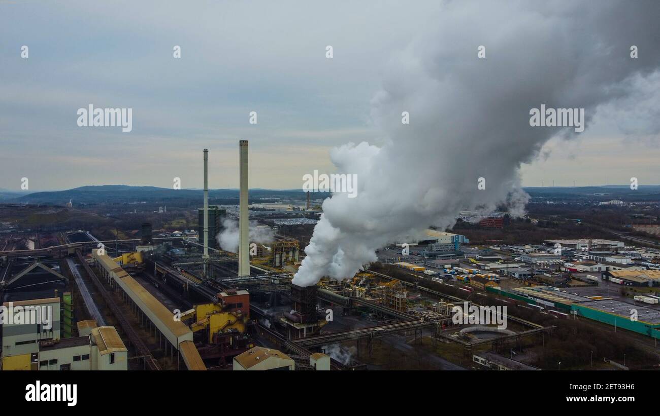 Industrial site for steel production Stock Photo - Alamy