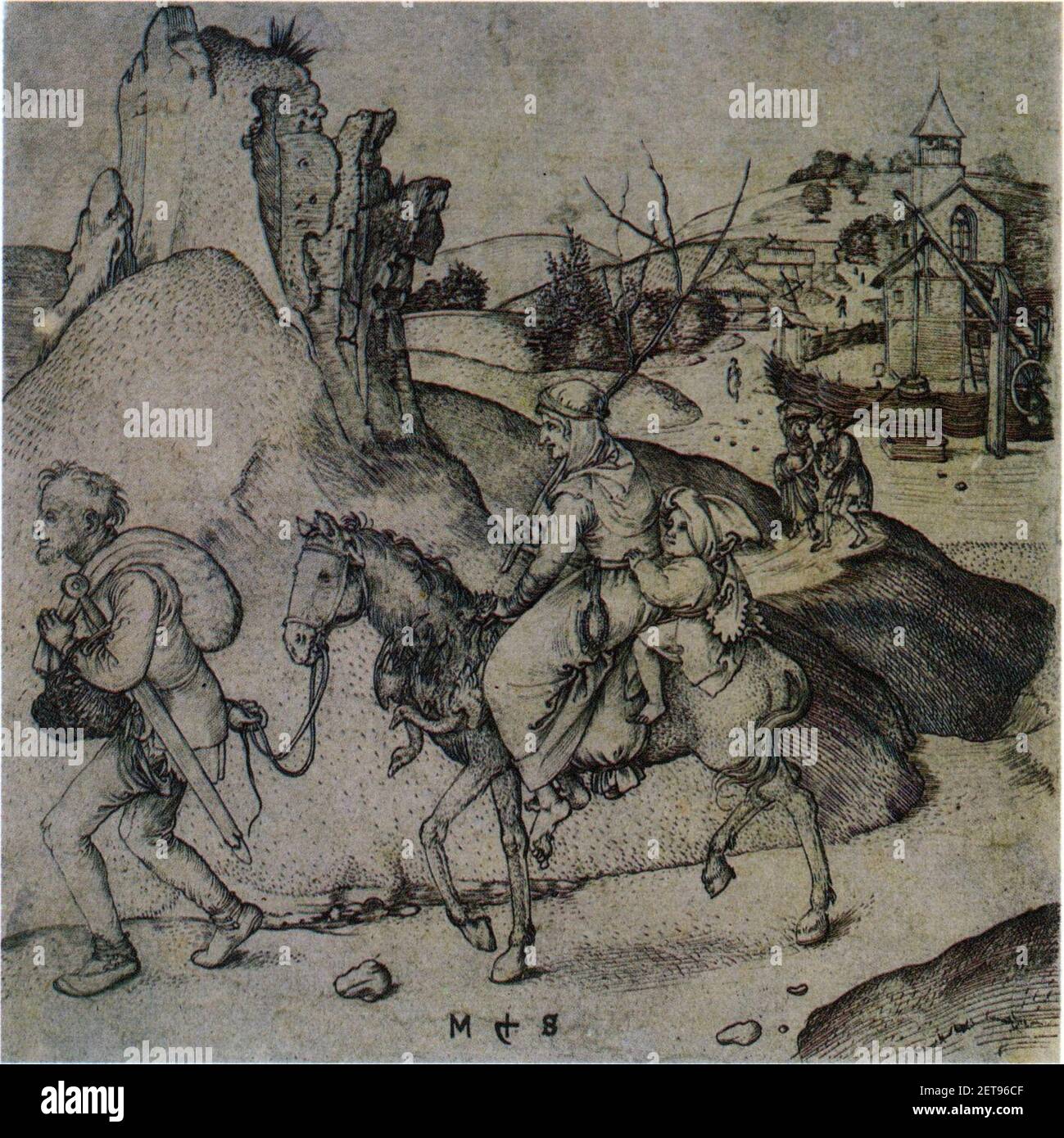 Peasant Family Going to the Market by Martin Schongauer Boijmans ...