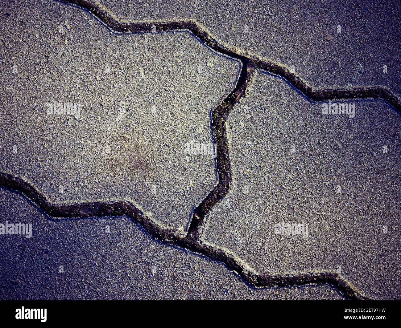 A high angle shot of pavement tile on the gr Stock Photo - Alamy