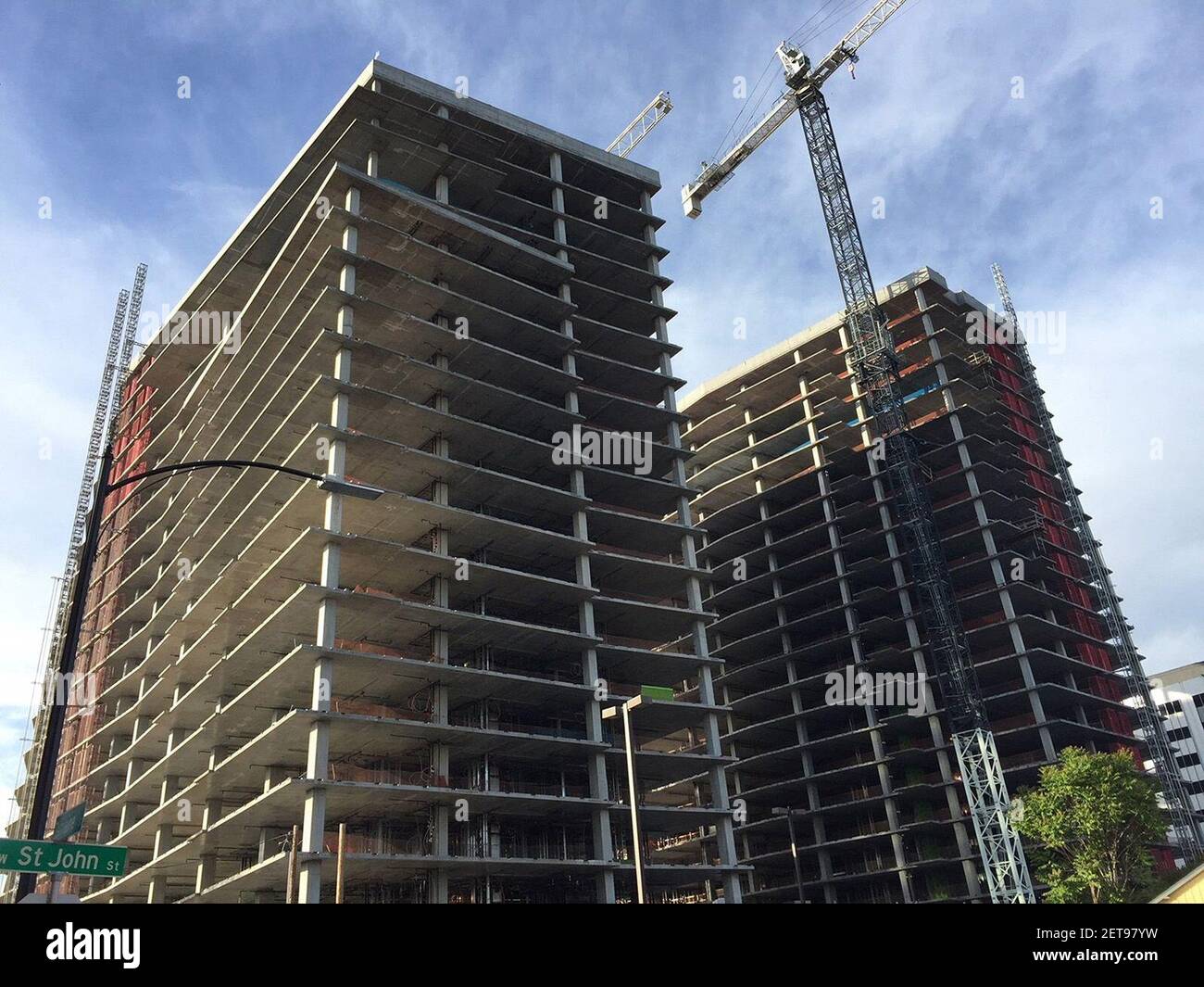The Silvery Towers residential highrise in downtown San Jose is shown ...