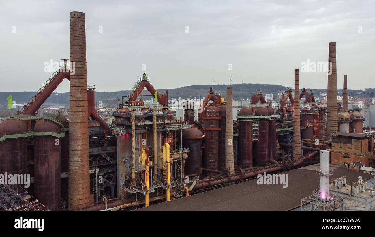 Old factory site in Germany - World Heritage Site Stock Photo - Alamy