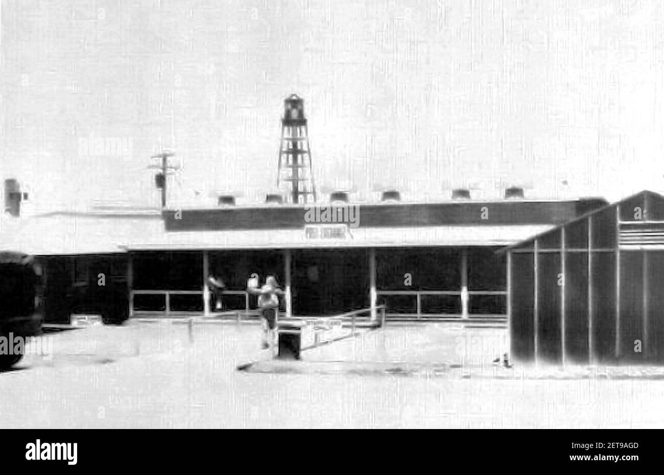 Pecos Army Airfield - Post Exchange Stock Photo - Alamy