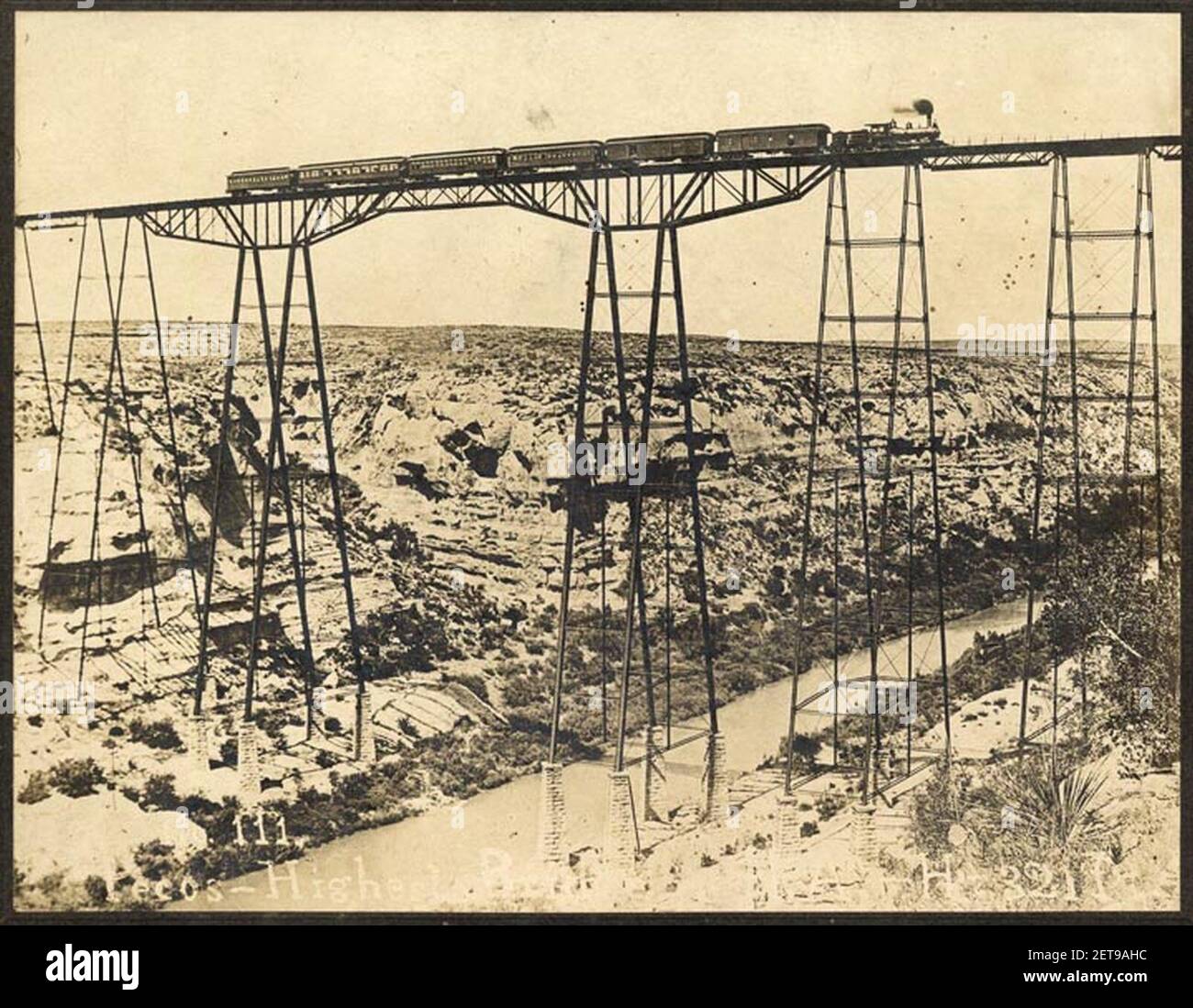 Pecos River Bridge High Resolution Stock Photography and Images - Alamy