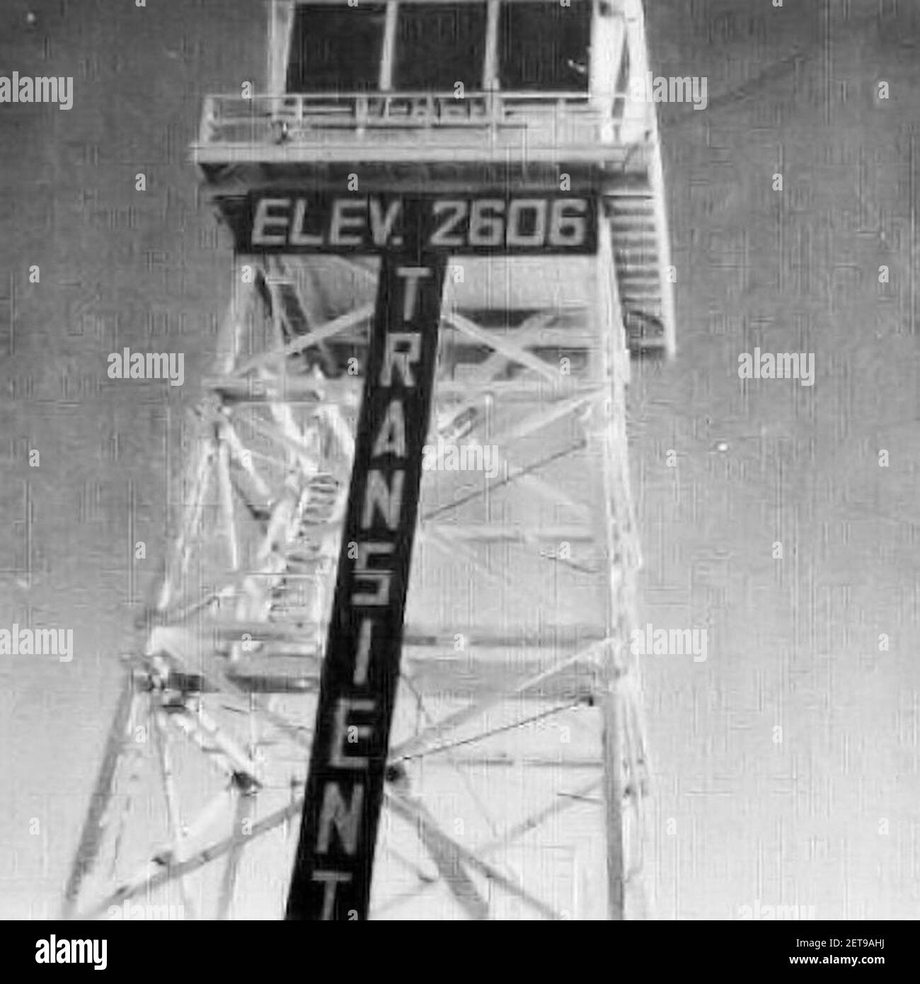 Pecos Army Airfield - Control Tower Stock Photo - Alamy