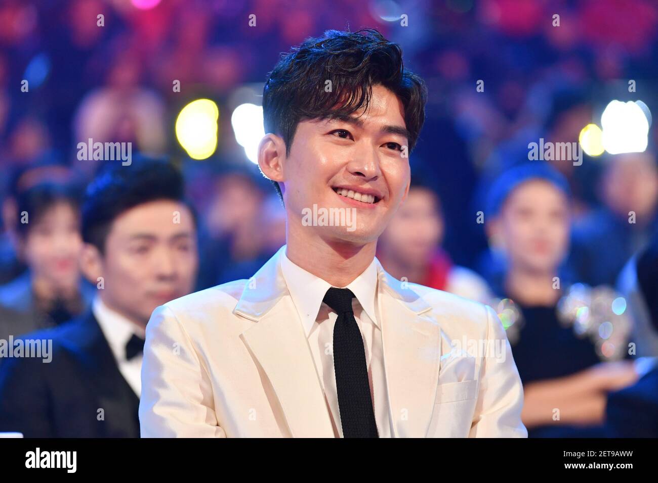 --FILE--Chinese actor Zhang Han attends an awards ceremony in Beijing ...