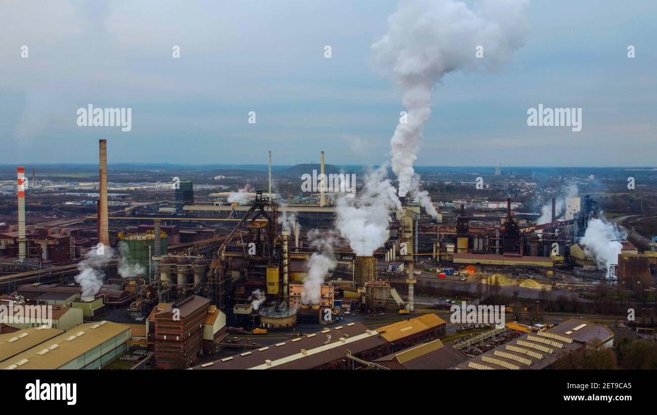 Industrial site for steel production Stock Photo - Alamy