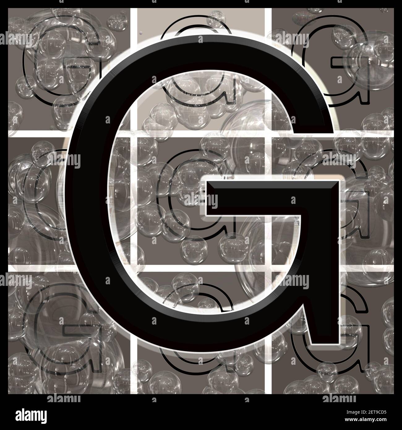 square graphic with the upper-case character G representing a capital ...