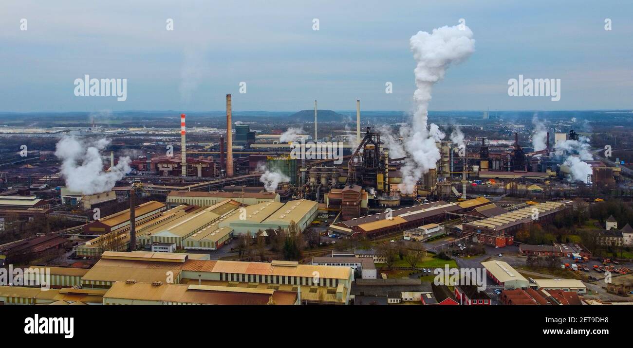 Wide angle view over an industrial plant from above Stock Photo - Alamy