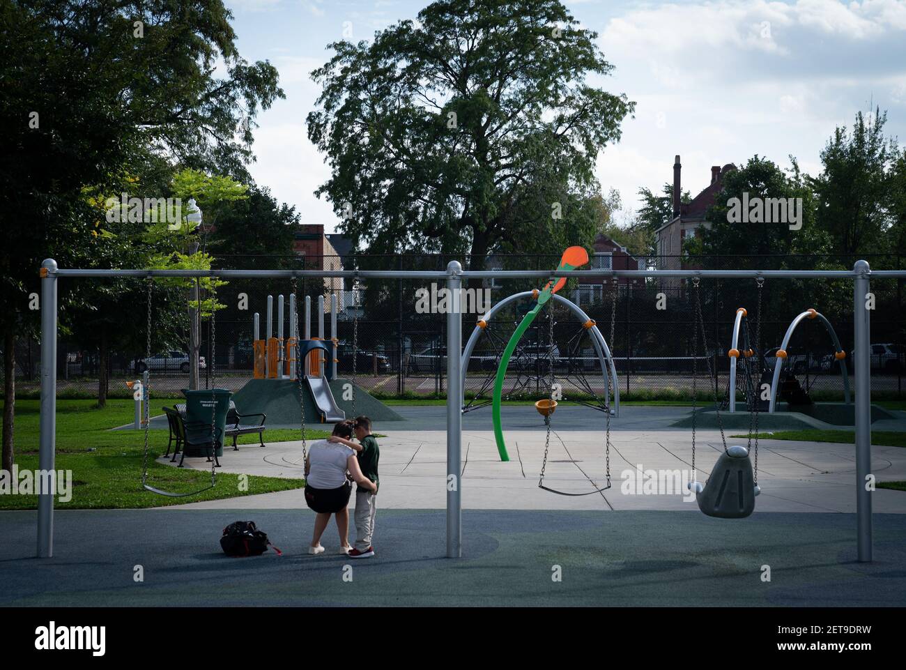 Cornell Square Park in the Back of the Yards neighborhood Wednesday ...