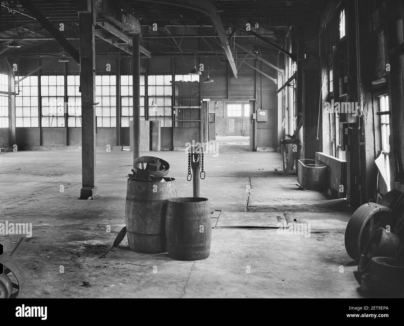 Black And White Factory Inside