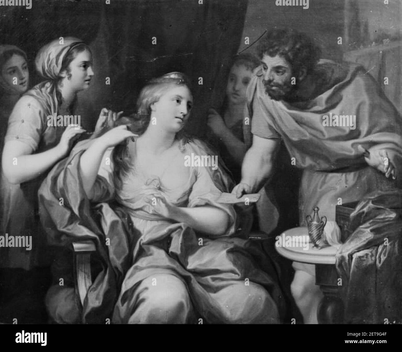 Peder Als - Dronning Semiramis som sværger ikke at ville rede sit hår ...