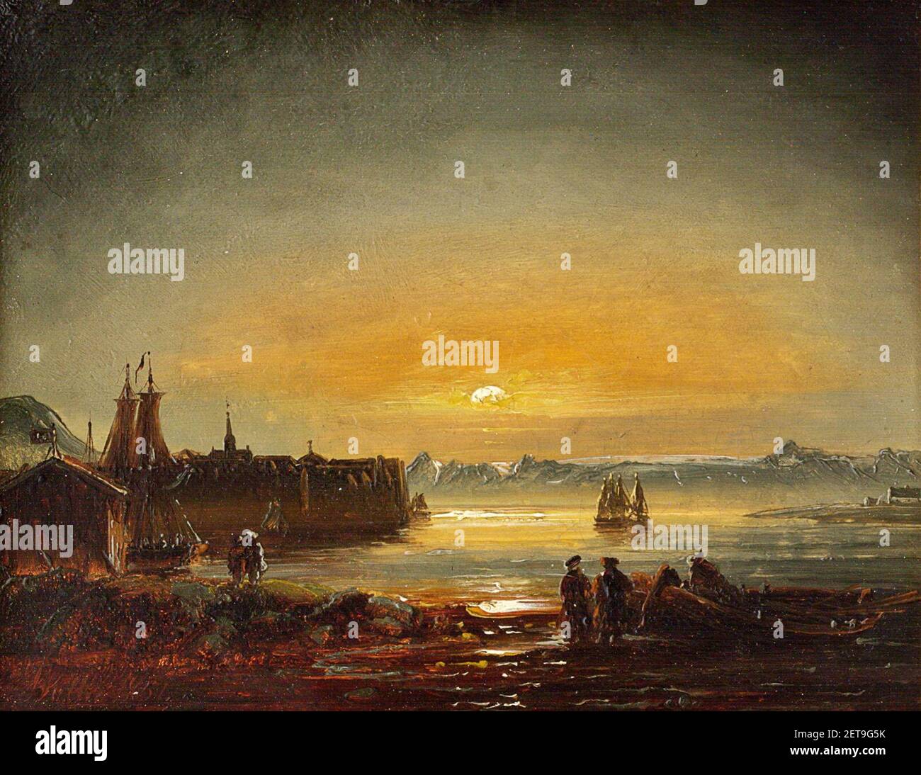 Peder Balke-Fra Hammerfest Stock Photo - Alamy