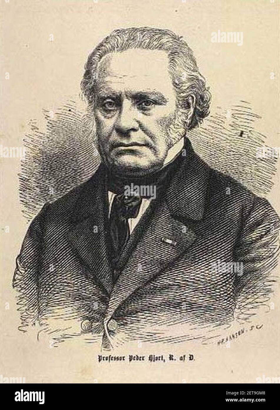 Peder Hjort by HP Hansen Stock Photo - Alamy
