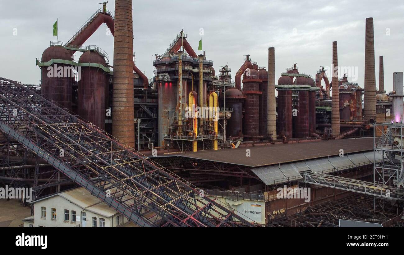 Old factory site in Germany - World Heritage Site Stock Photo - Alamy